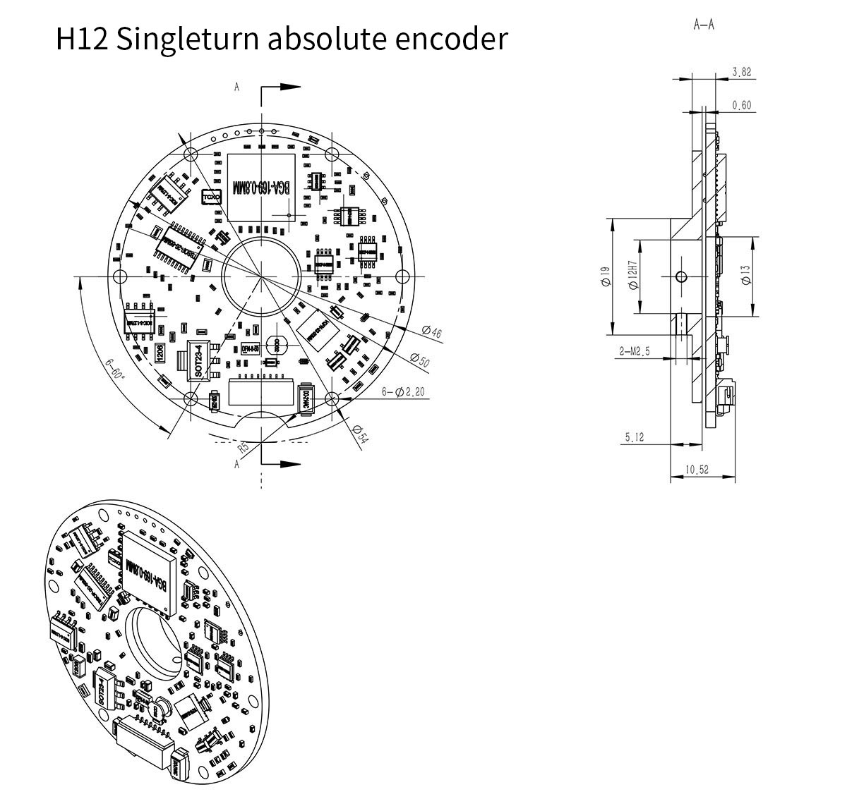 Hollow encoder | Multi-turn absolute encoder | Absolute encoder ...